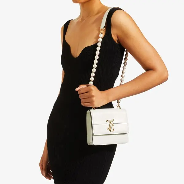 Jimmy Choo Avenue Quad Xs Shoulder Bag In Latte/Light Gold - 50